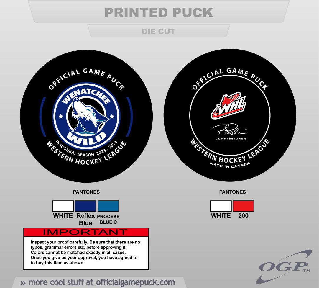 Wild x WHL Puck – Wenatchee Wild Online Store